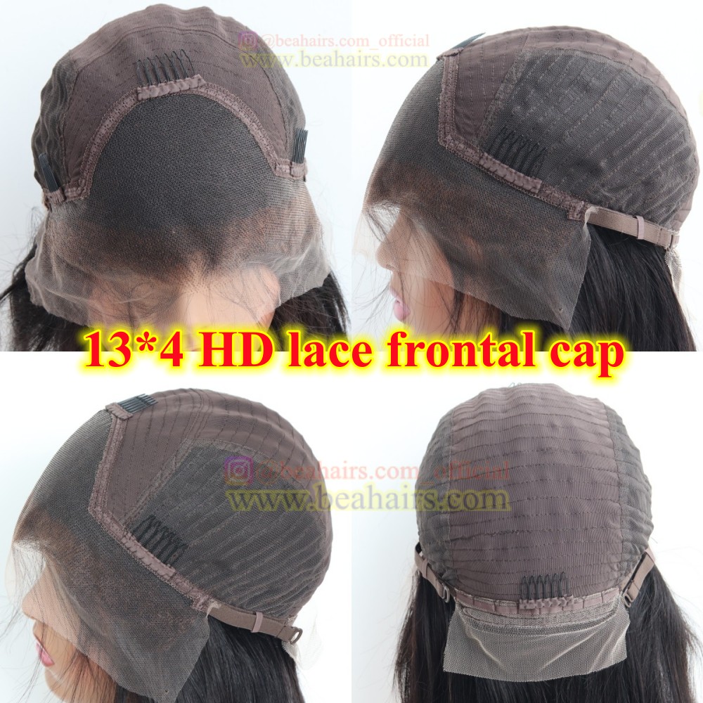 Stock side parting asymmetrical bob 13*4 HD frontal wig--BD118 - Bea Hairs